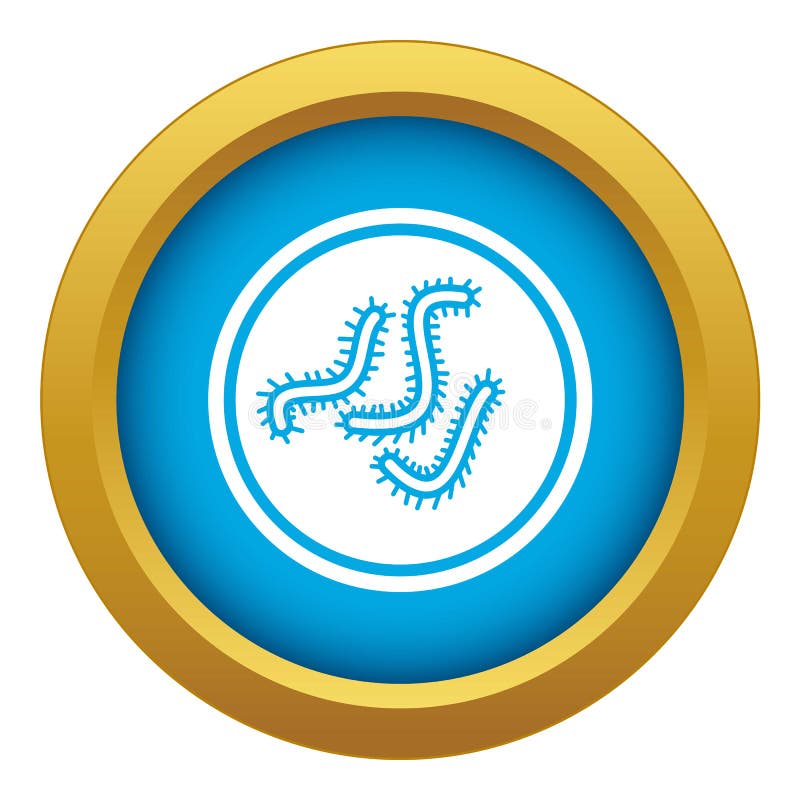 Blue Bacteria Pattern Seamless Stock Vector - Illustration of infection ...