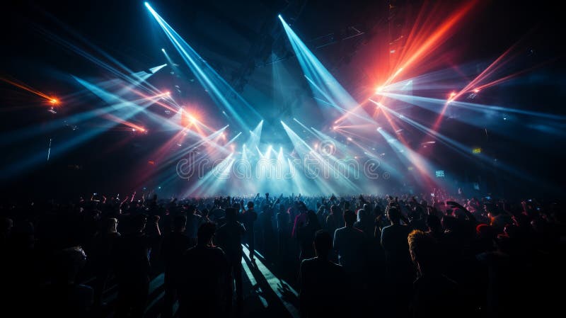Lot of Beautiful Multi-colored Laser Beams. Generative AI. Stock ... Lot of Beautiful Multi-colored Laser Beams. Generative AI. Stock ...