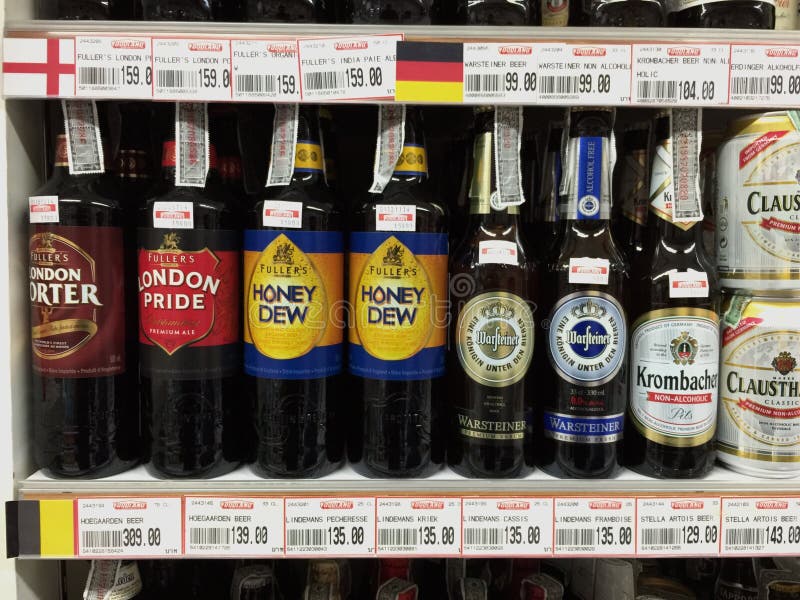 Lot of beer editorial image. Image of supermarket, drink - 47357540