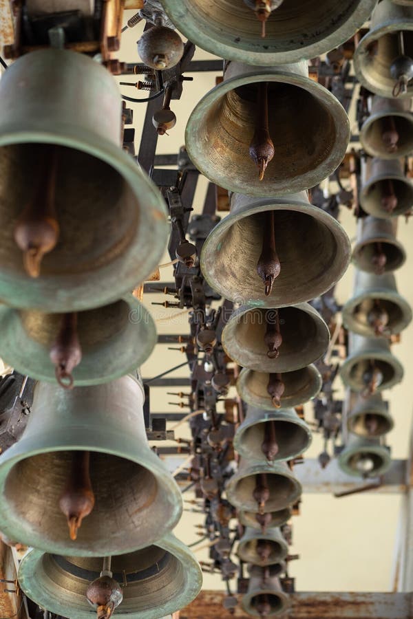A lot of bells stock photo. Image of landmark, closeup - 169069592