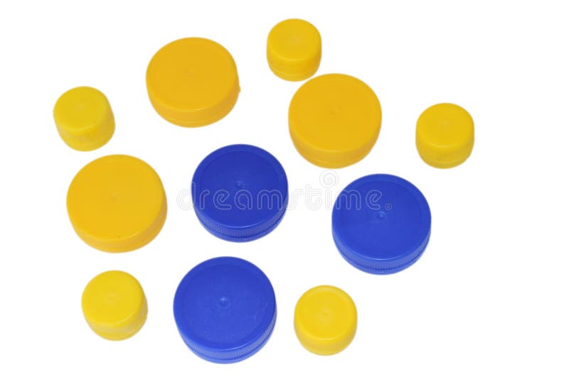 Lot of bottle caps stock image. Image of transparent - 108615561
