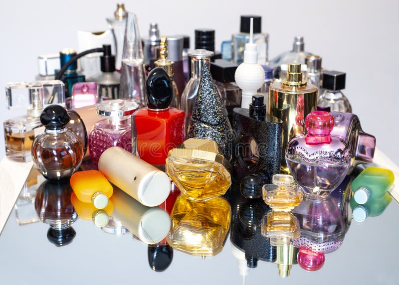 Perfume bottles stock image. Image of aroma, essence - 20884695