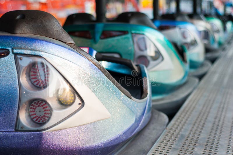 Bumping cars stock image. Image of park, enjoyment, horses - 65832089