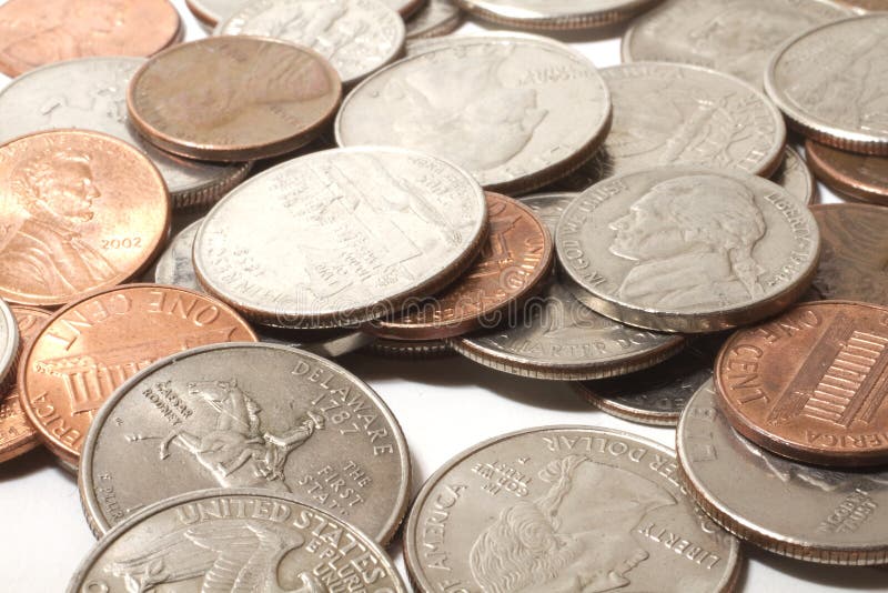 A Lot of Change stock image. Image of cost, closeup, economy - 17281503