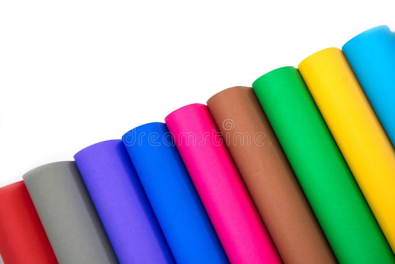 Lot of Color Paper for Crafts Idea Stock Image - Image of concept ...