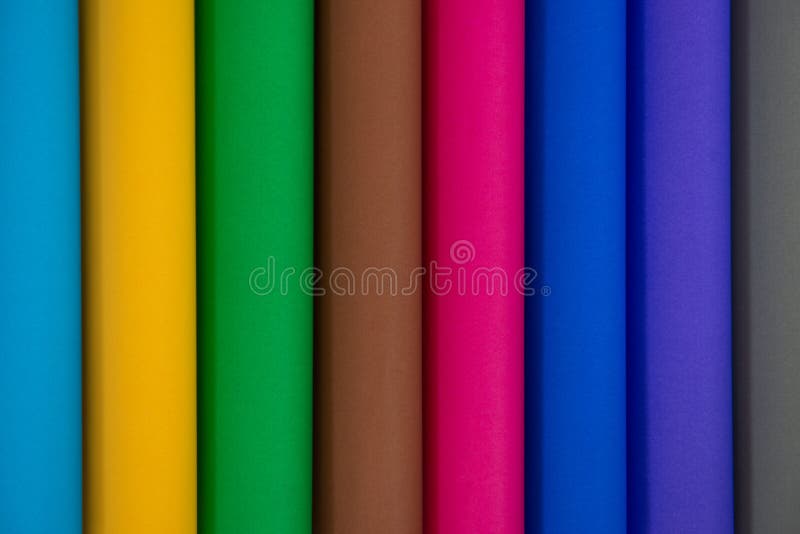 Lot of Color Paper for Crafts Idea Stock Photo - Image of background ...