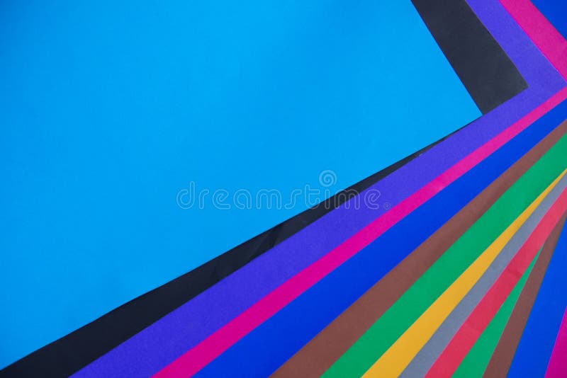 Lot of Color Paper for Crafts Idea Stock Photo - Image of decorative ...