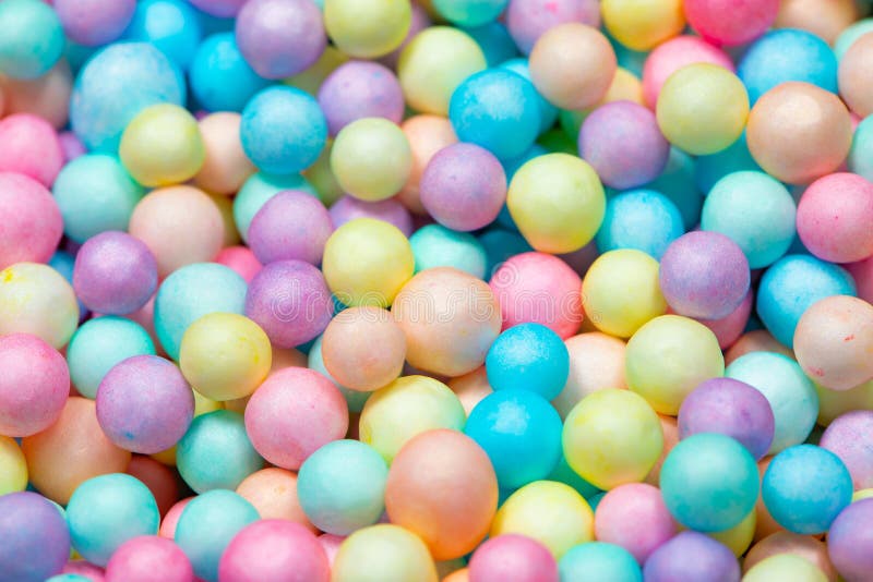 Colorful Bright Background, Multi-colored Balls. Sweet Nice Background ...