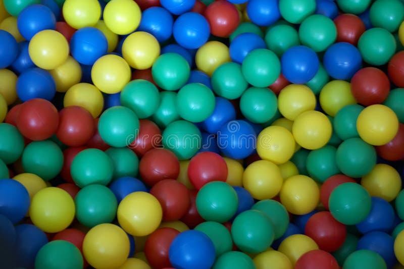 A Lot of Colored Balls. Balls of Different Colors Stock Image - Image ...