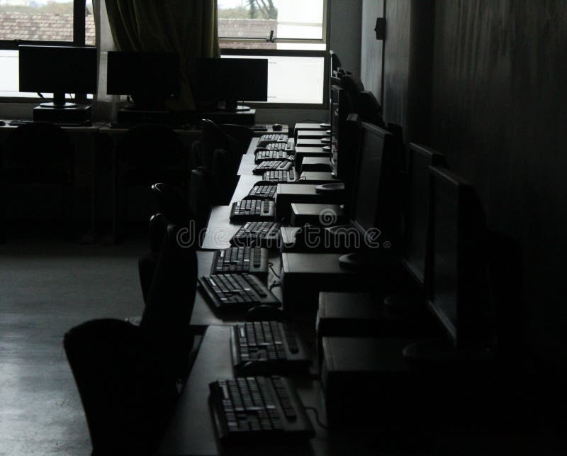 A lot of computers stock image. Image of monochromatic - 133047875