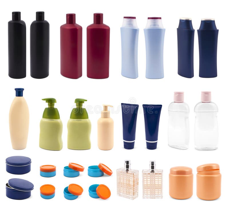 A lot of cosmetics stock photo. Image of clipping, black - 18926418