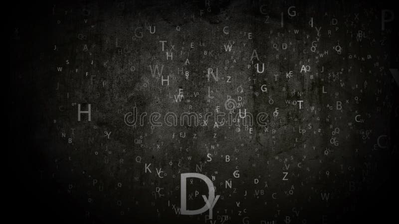 Letters flying into e book stock illustration. Illustration of high ...