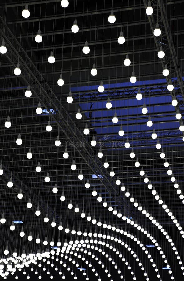 A lot of light bulbs stock image. Image of fixture, interior - 35842949