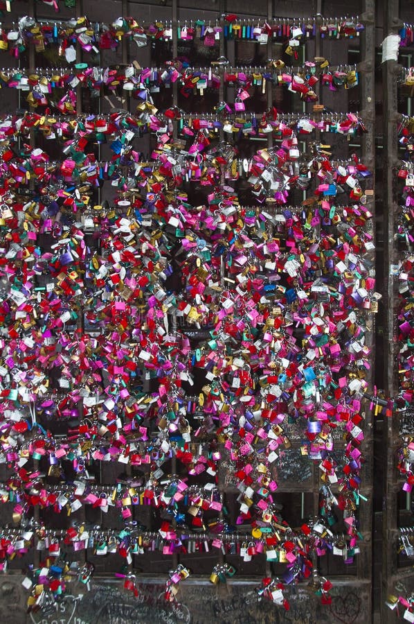 Lot of lovers padlocks stock photo. Image of love, juliet - 56203636