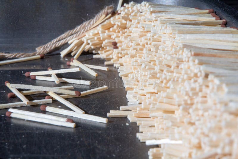 A lot of matches stock image. Image of brown, fire, objects - 83409881