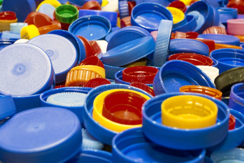 Colored plastic bottles stock image. Image of colors - 13599407