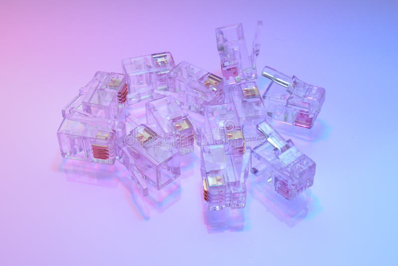 A Lot of Phone Connector Plugs Stock Image - Image of rj11, connector ...