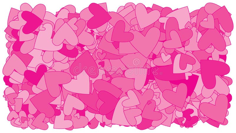 A Lot Of Pink Hearts Stock Photo - Image: 29436350