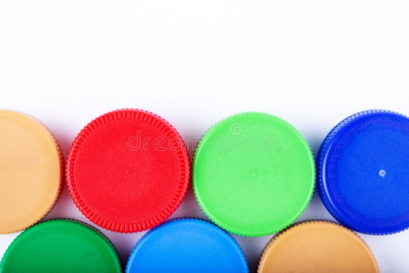 Recycling Collection and Processing of Plastic Bottle Caps. the Cover ...