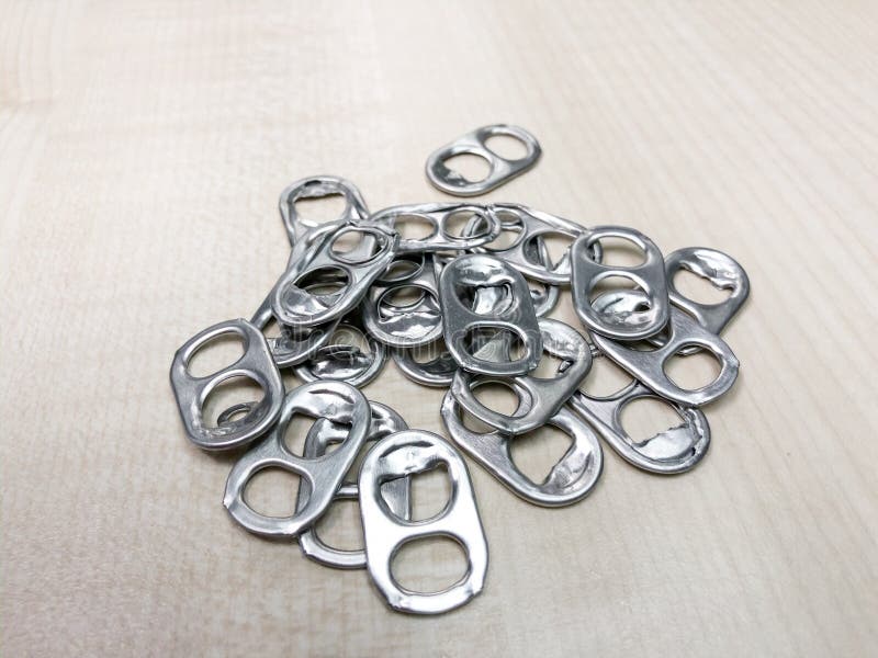 Lot of Ring-pulls on the Table Editorial Image - Image of hardware ...