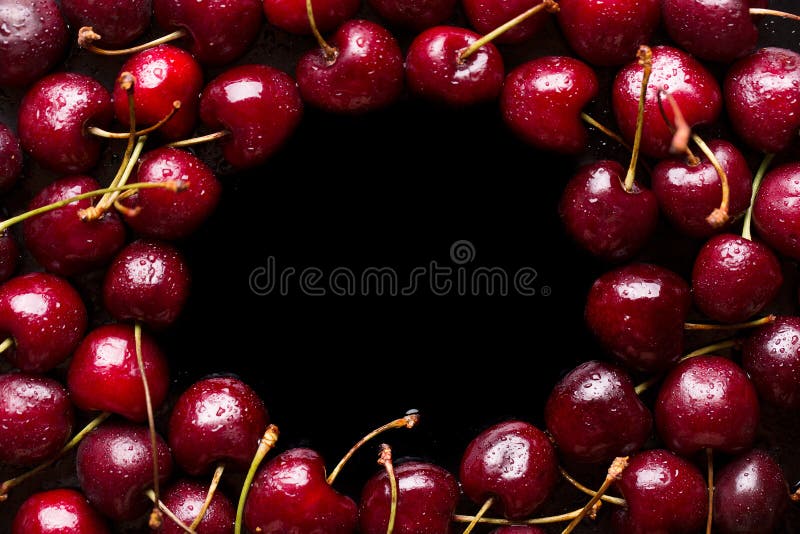 Cherry Close-up. Ripe Cherry Stock Photo - Image of natural, close ...