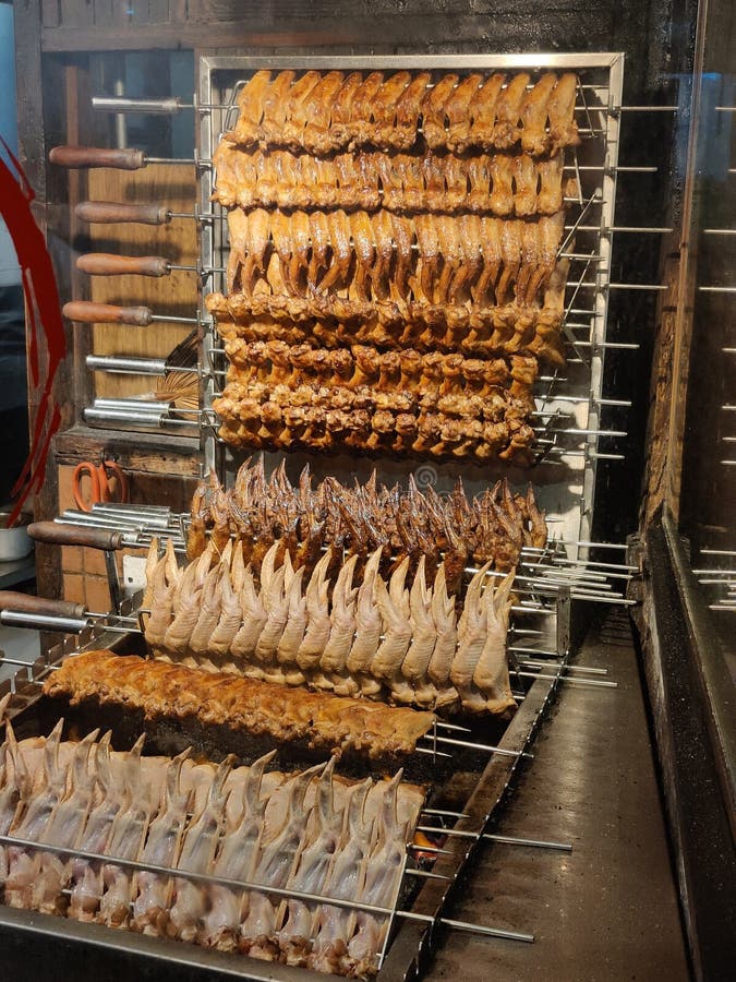 A Lot of Roast Chicken Wings Stock Image - Image of wings, chicken ...