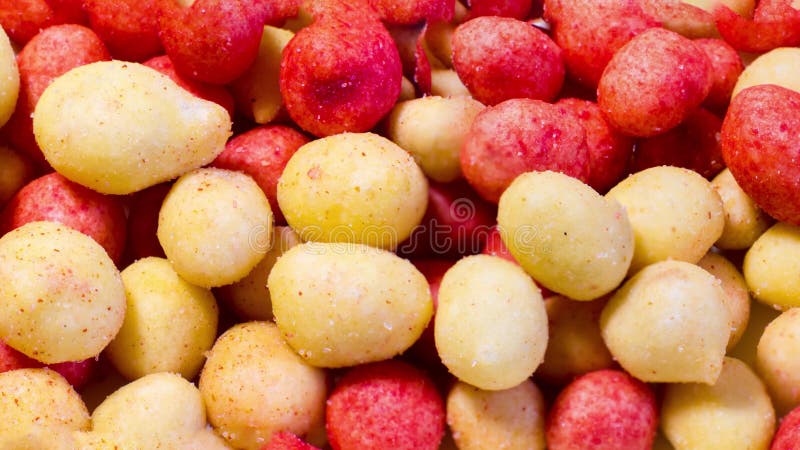 A Lot of Salted Peanuts in a Crispy Flavored Shell Stock Footage ...