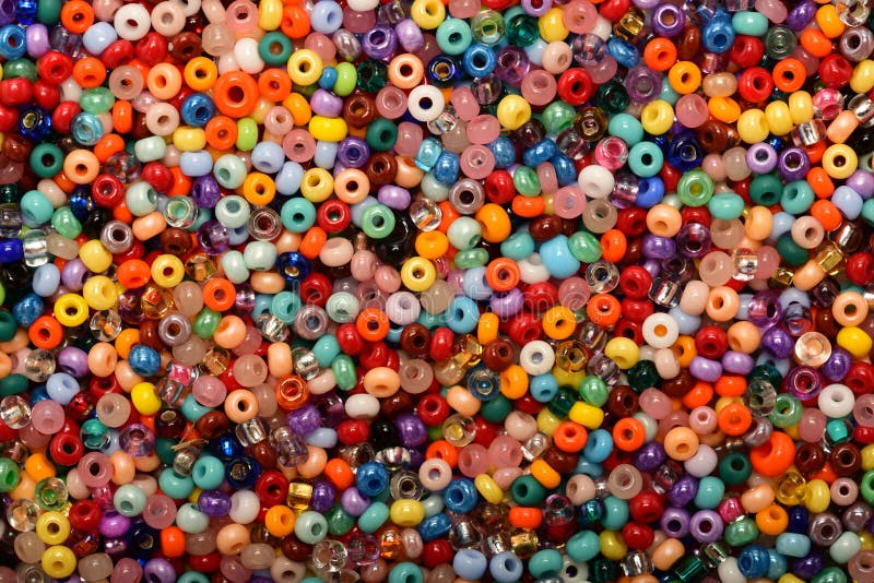 Pile of Seed Beads stock image. Image of opaque, hobby - 3300637