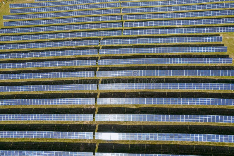 A Lot of Solar Panels Close Up. Energy Technology of Solar Panels Stock ...