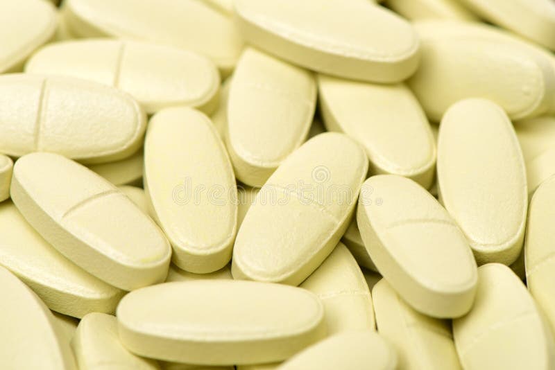 Yellow tablets stock image. Image of yellow, clear, malady - 108365281