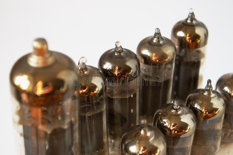A lot of vacuum tubes stock photo. Image of ussr, isolated - 2460086