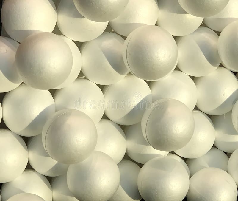 Lot of White Balls Background Stock Photo - Image of adorable ...