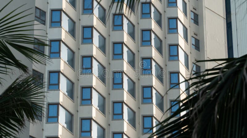 A Lot of Windows in a High-rise Building Background Stock Image - Image ...