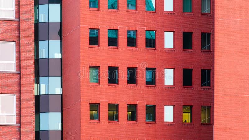 A Lot of Windows on a Skyscraper Building. Urban Textures and ...