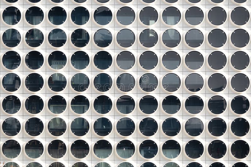 A Lot of Windows on a Skyscraper Building. Urban Textures and ...