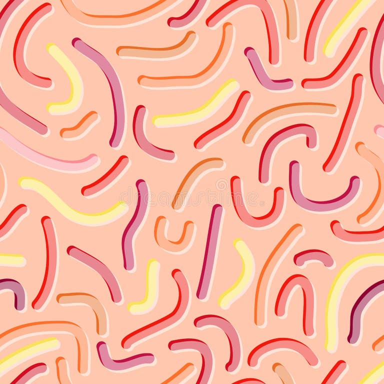 Seamless worm pattern stock vector. Illustration of geometric - 99148543