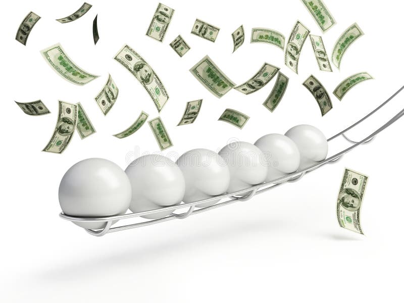 Loterij stock illustratie. Illustration of contant, bankwezen - 13092524