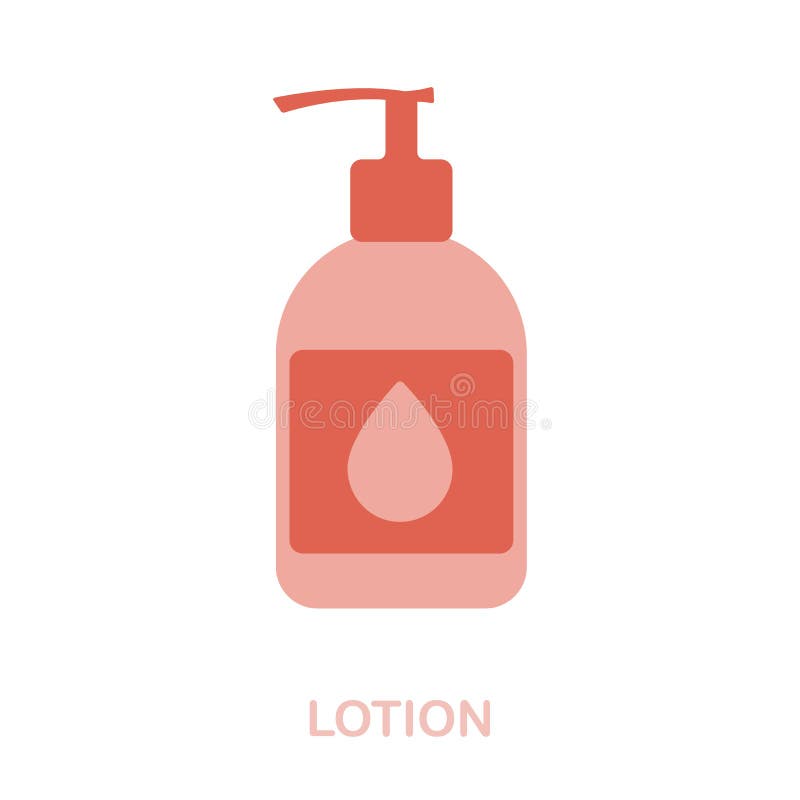 Lotion Flat Icon. Colored Element Sign from Spa Therapy Collection ...