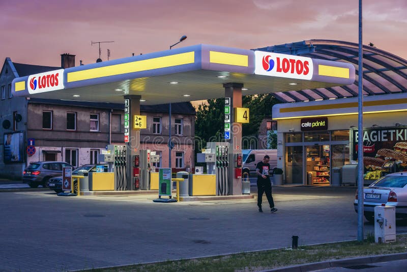 Lotos Gas Station Stock Photos - Free & Royalty-Free Stock Photos from ...