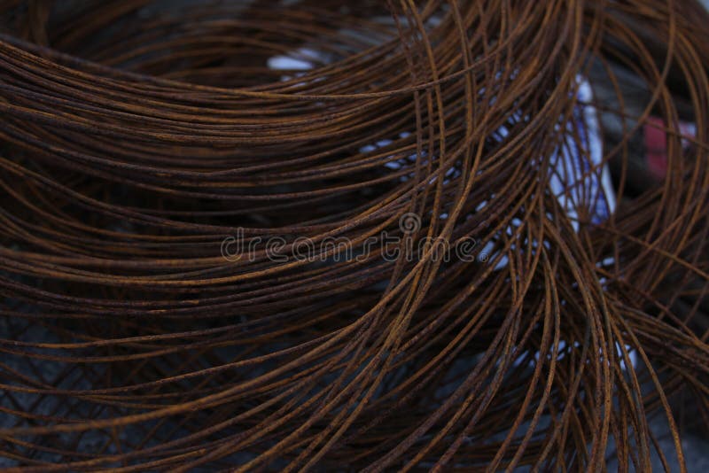 Rusty wire stock photo. Image of sharp, rust, decayed - 102066294