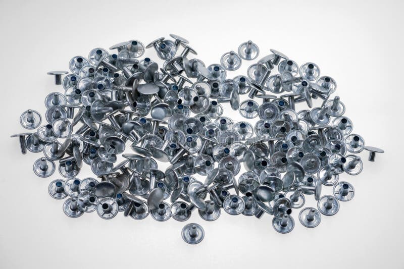 Lots of aluminum rivets stock image. Image of metallic - 273138191