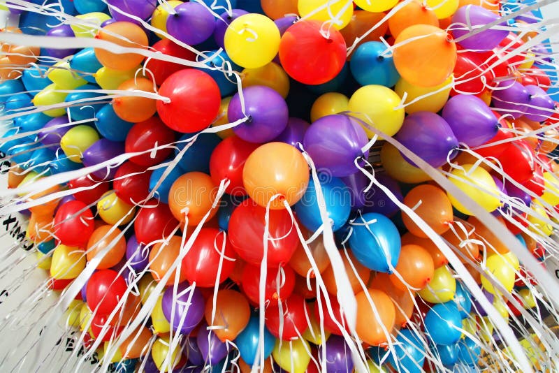 Lots of balloons stock photo. Image of colorful, orange - 14674738