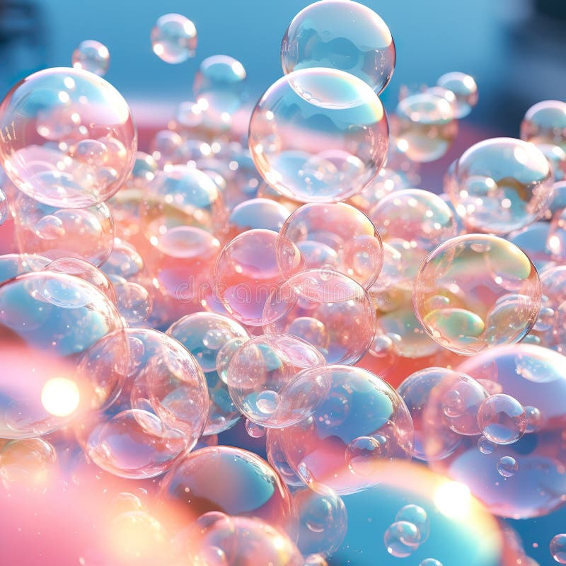 Lots of Beautiful Bubbles Generated by Artificial Intelligence Stock ...