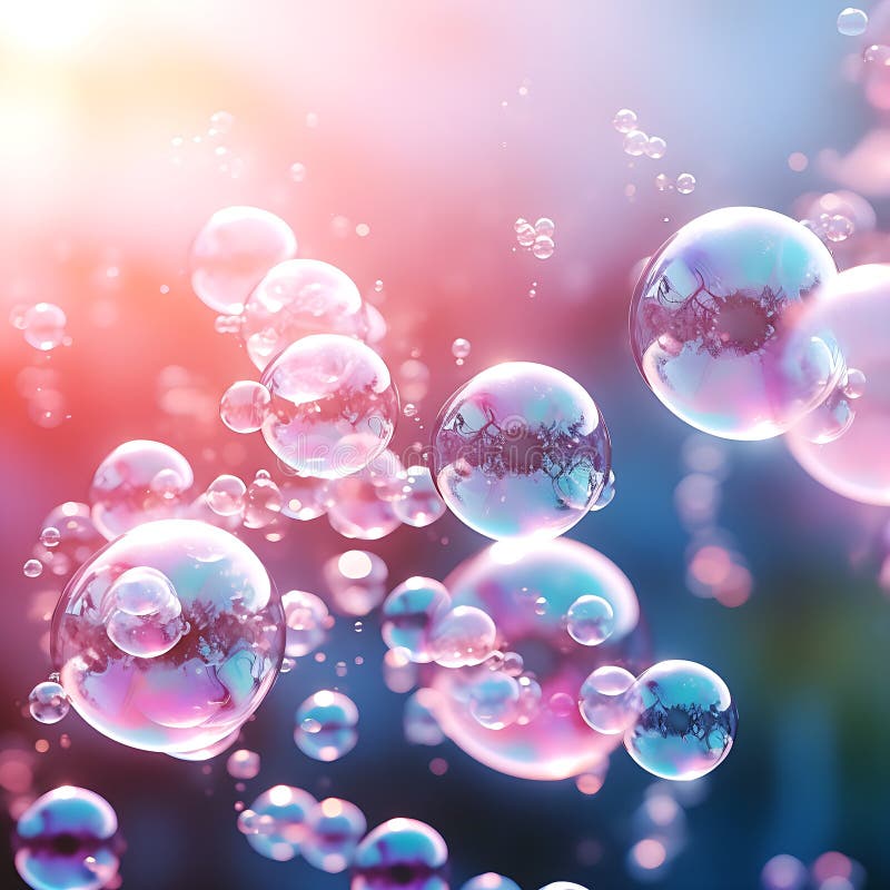 Lots of Beautiful Bubbles Generated by Artificial Intelligence Stock ...
