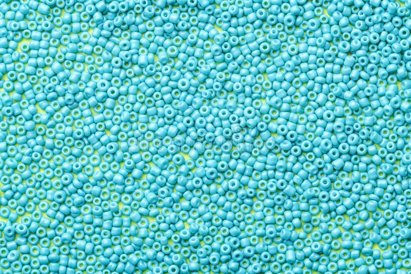 Lots of Blue Beads on the Surface Stock Image - Image of glitter, shiny ...