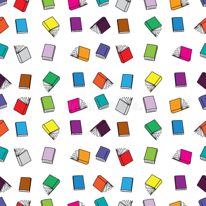 Lots of books stock vector. Illustration of lots, pages - 35309022