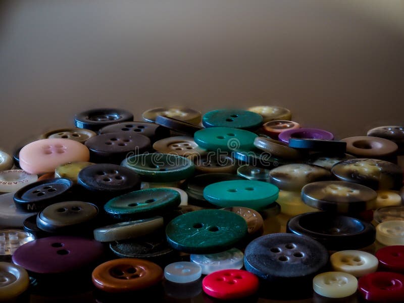 Lots of buttons stock image. Image of heap, plastic, shapes - 5219725