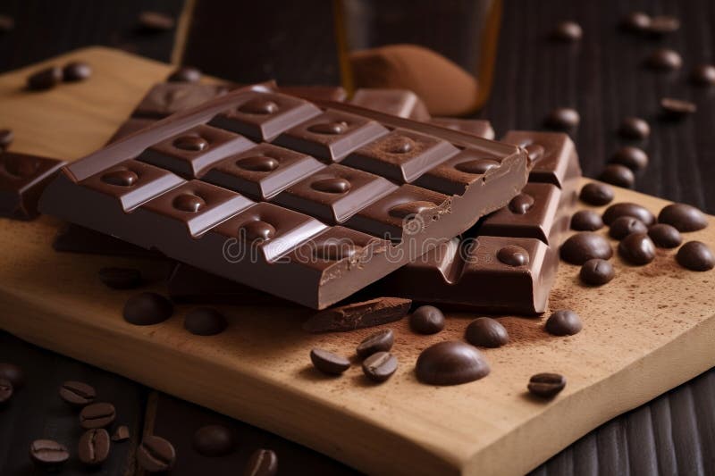 Lots of Chocolate Bars. AI Generated Stock Illustration - Illustration ...
