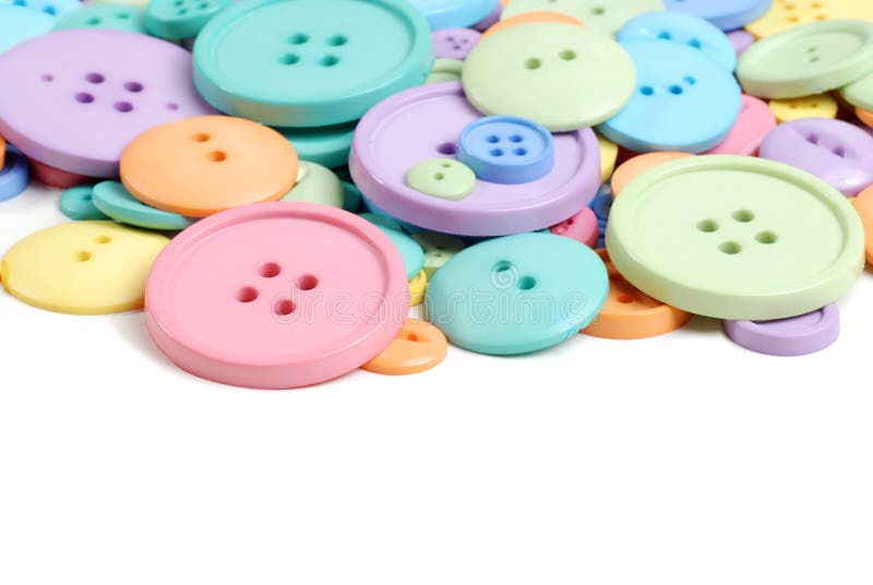 Sewing buttons stock photo. Image of colors, detail, fashion - 48407960