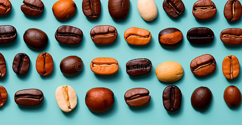 Lots of Coffee Beans, Coffee Drink - AI Generated Image Stock ...